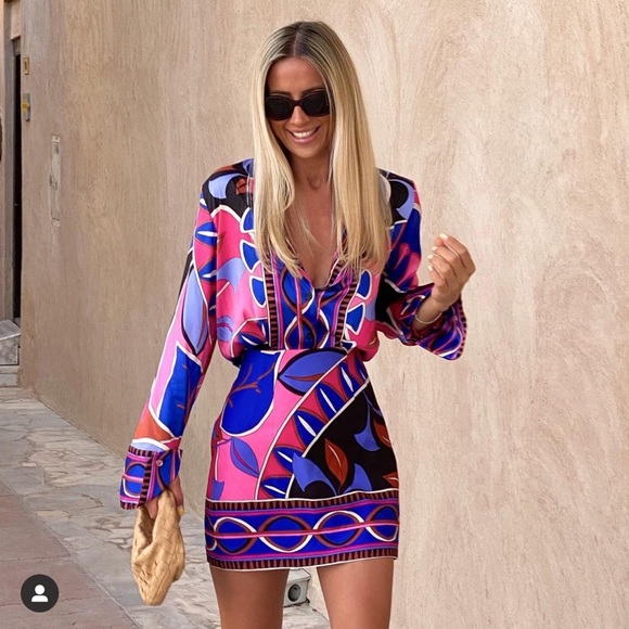 Zara | Tops | Zara Print Top | Poshmark